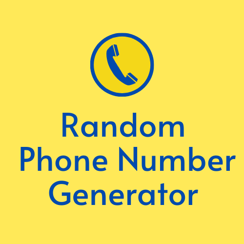 Random Phone Number Online