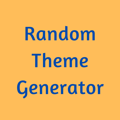 Random Theme Generator With 2000 Themes Random Theme Generator With 2000 Themes