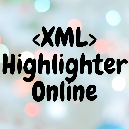 XML Highlighter To Highlight XML Syntax